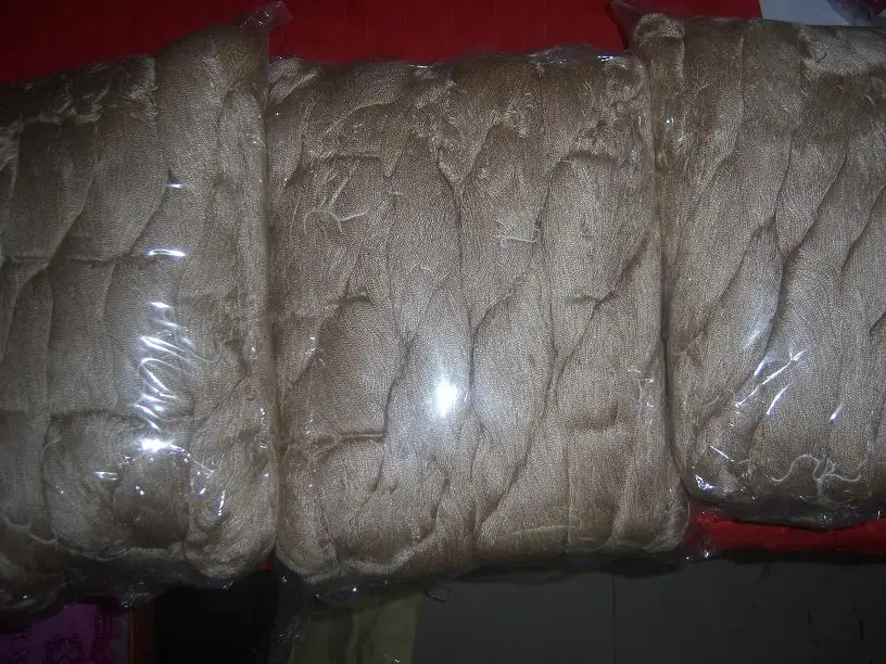 Muga Sliver In Natural Golden Colors For Yarn And Fiber Stores,Spinners ...