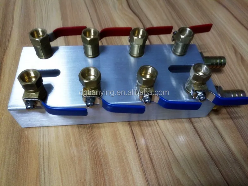 Aluminum Water Manifold Distribution Block - Buy Aluminum Water ...