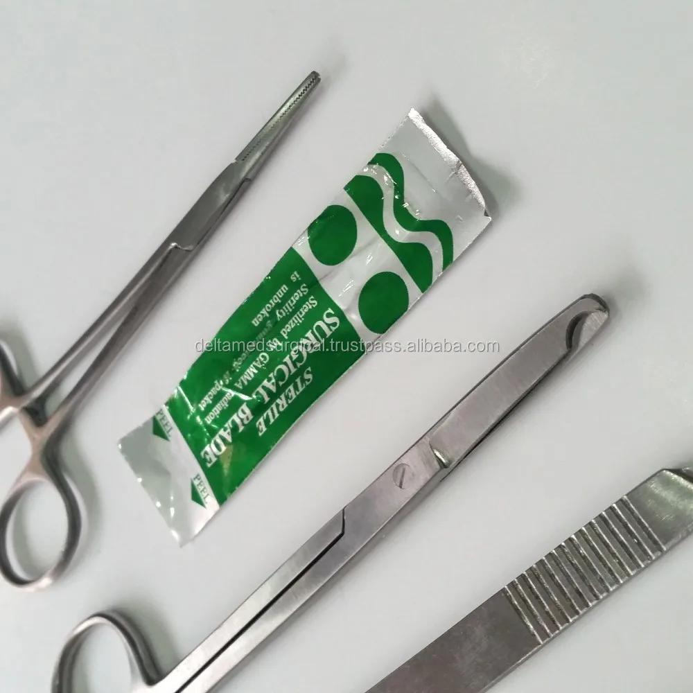 Suture Kit Suture Set Suture Pack - Veterinary 6 Pieces Surgical Vet ...