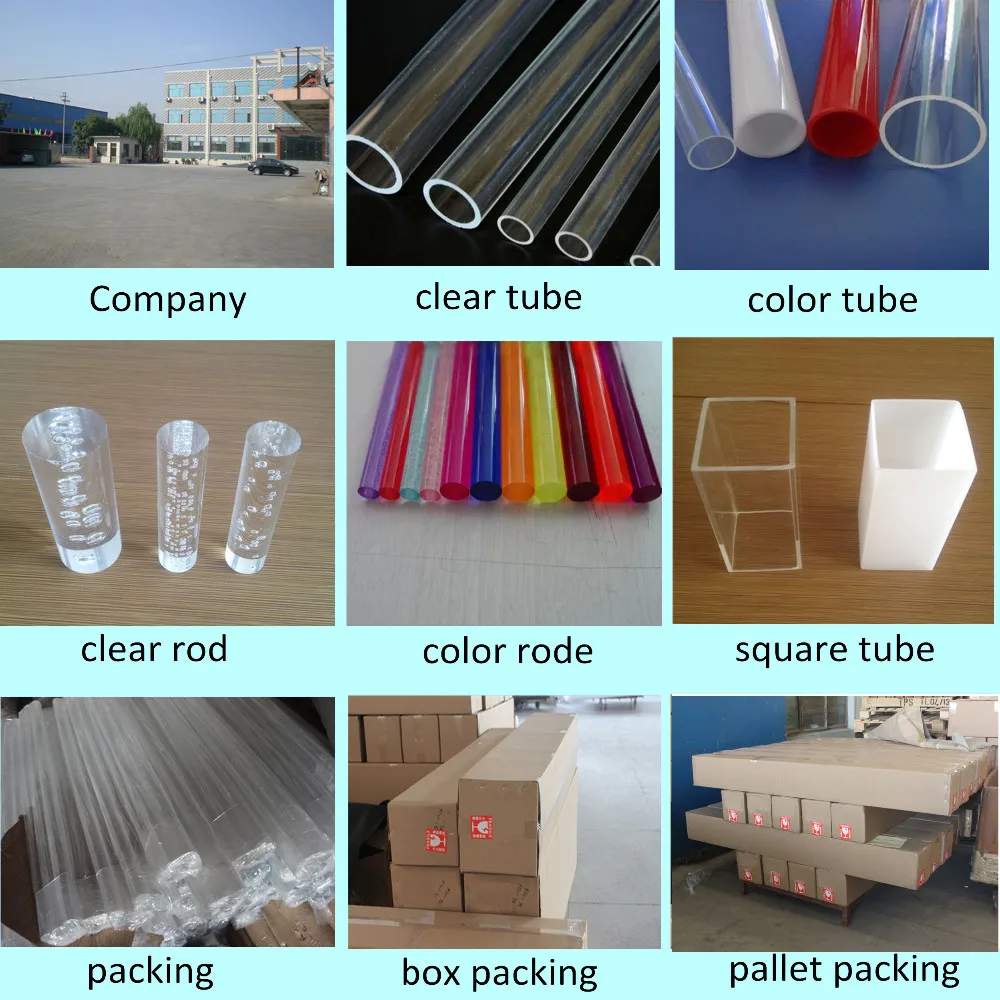 Extruded Acrylic Pipes,Clear Plexiglass Tubes With Different Sizes ...