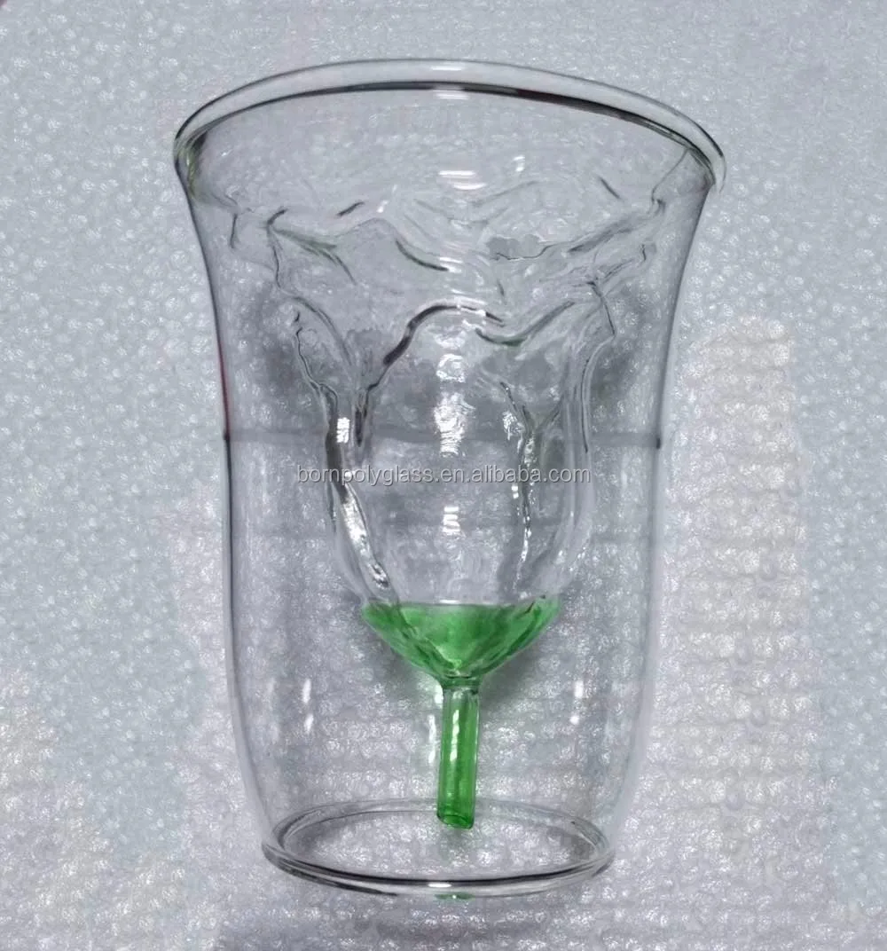 Unique Creative Valentine's Rose Shape Christmas Gift Wine Whiskey ...