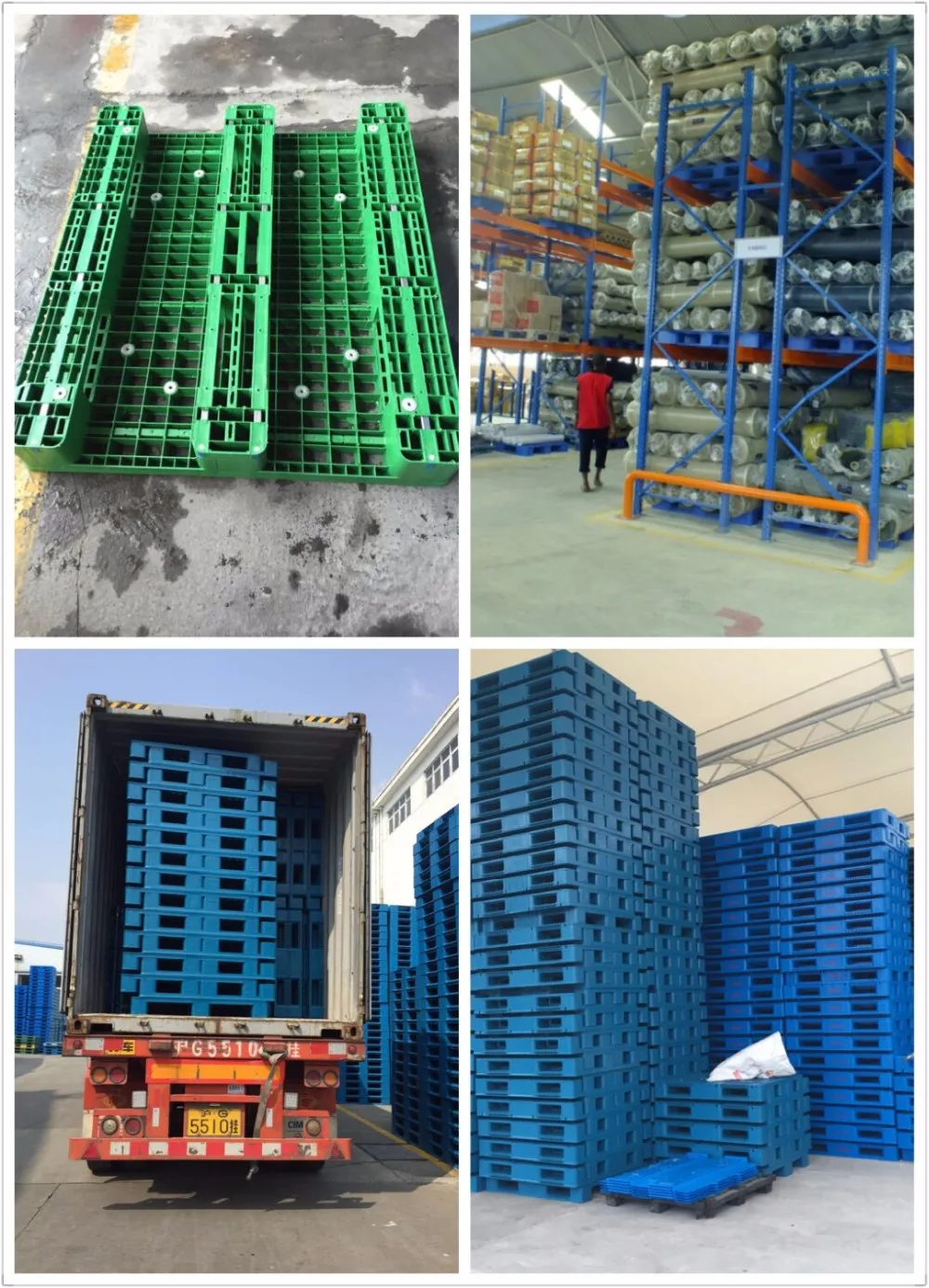 1200x1000 Open Deck Gray Plastic Pallet - Buy Gray Plastic Pallet ...