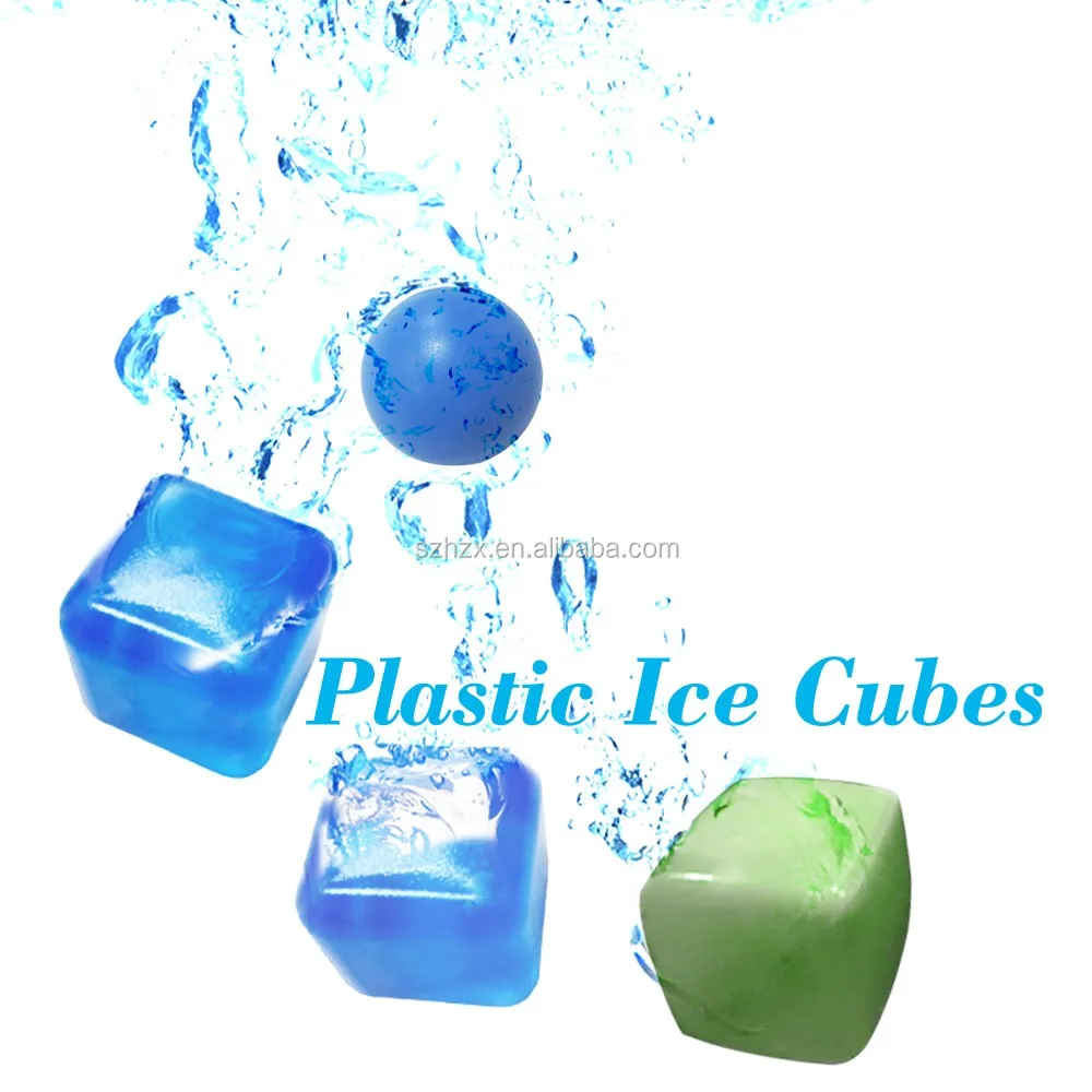 Reusable Plastic Ice Cubes/ Transparent Plastic Ice Cubes - Buy Plastic ...