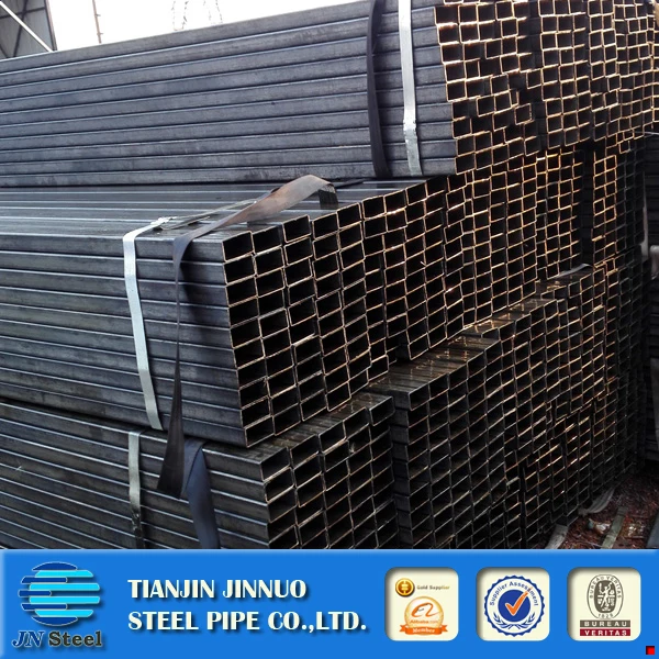 40x40 Iron Fence Rectangular Carbon Mild Steel Tube Sizes / Weight Ms ...