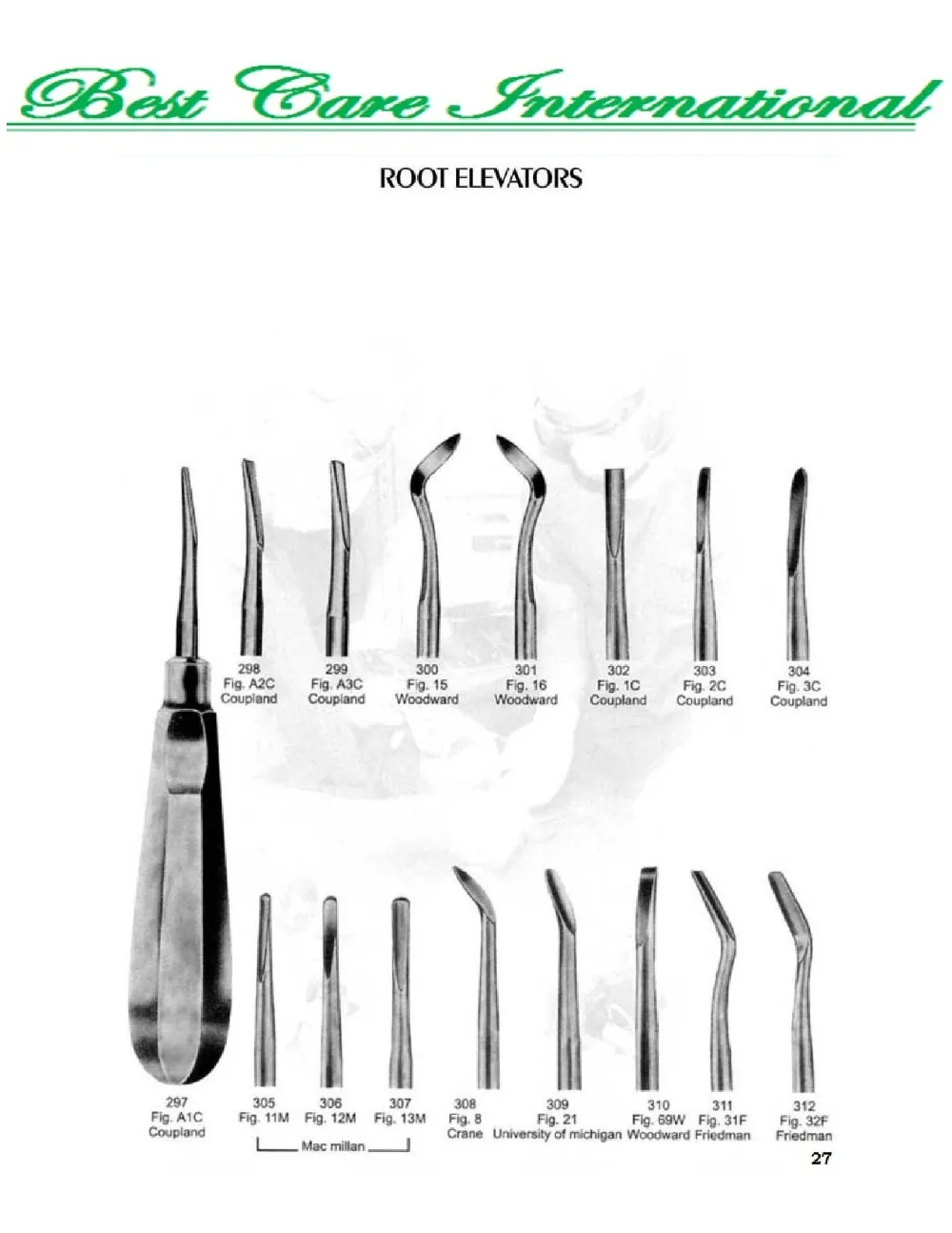 Coupland Root Elevator Dental Root Elevator - Buy Dental Instruments ...