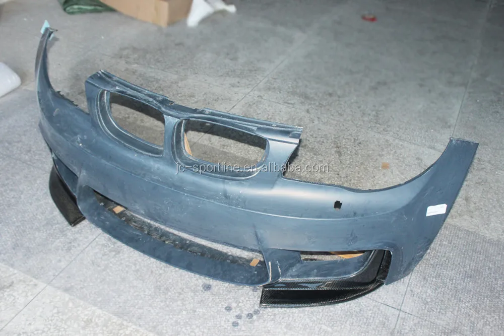 P Style Carbon Fiber Front Splitter Lips For Bmw 1m E82 2011-2013 - Buy ...