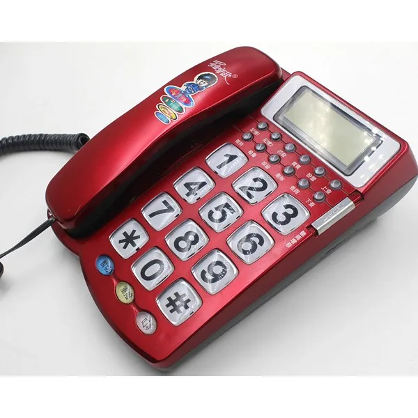 Hotsale! Red Wall Mounted Phone With Caller Id Home Telephone - Buy Red ...