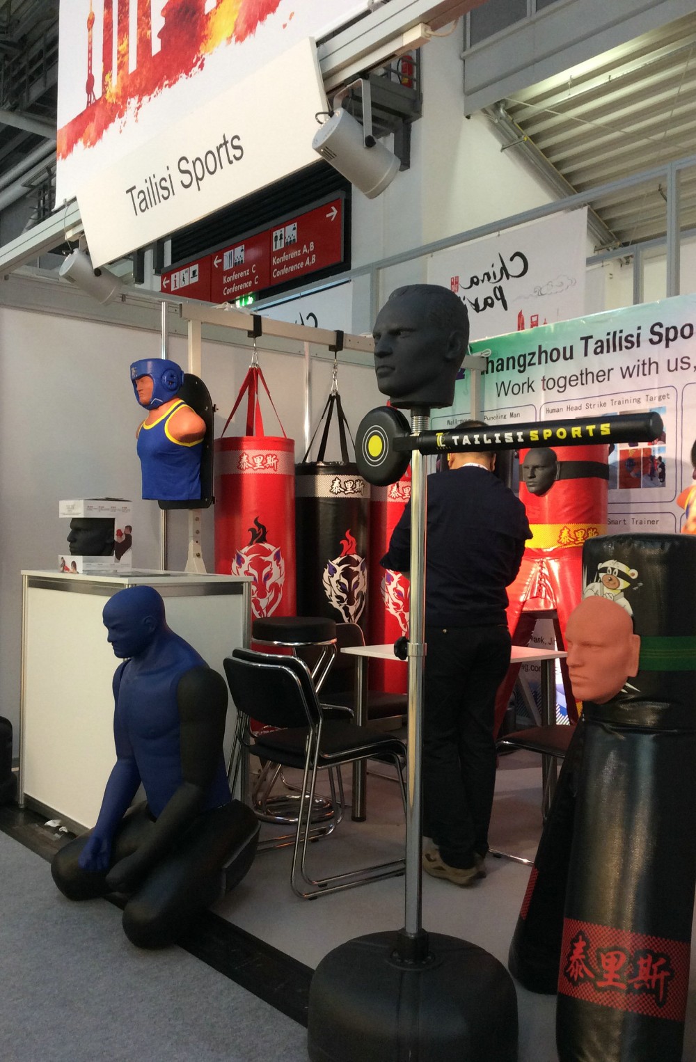 Spinning Bar Boxing Training,Inflatable Punching Bag Stand,Boxing Stand ...