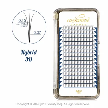 Cashmere Lashes 3d Hybrid Lash Extensions Mixed Volume 1:2 Classic ...