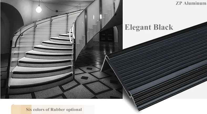 Angle Corner Edge Nosing Step Stair Edging Trim Custom Aluminium Stair ...