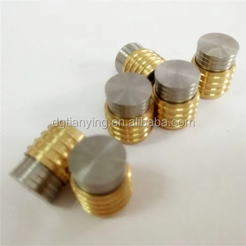 Hasco Z942 Blanking Stainless Steel Brass Threadless Pressure Plug For ...