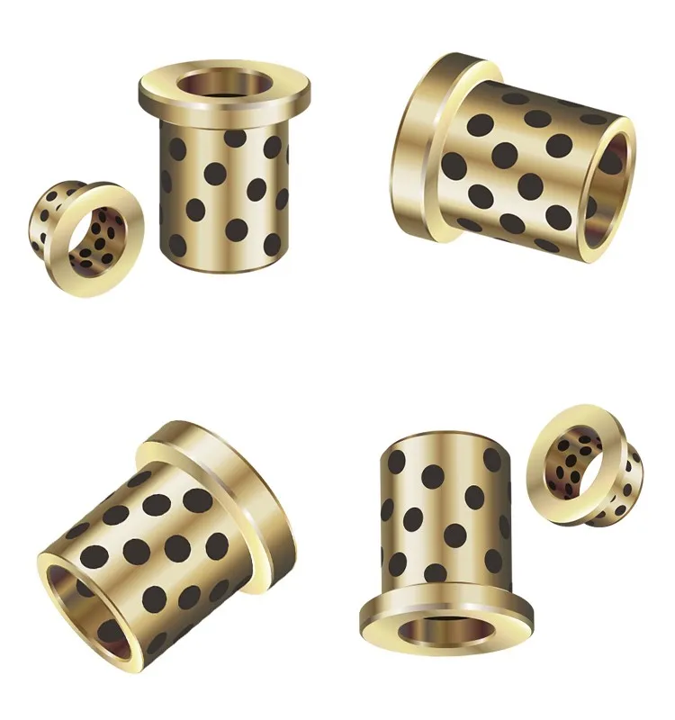 Flange Du Bushing/with Shoulder Teflon Bronze Bush/paf P10 Flange Ptfe ...