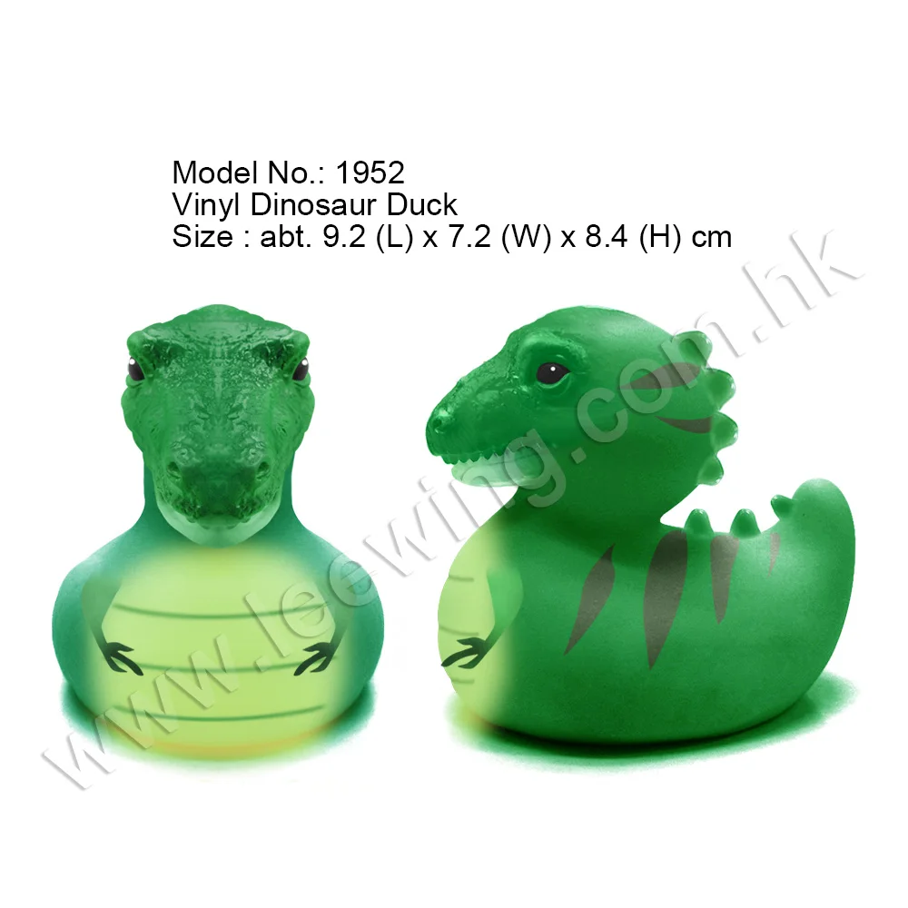 Wholesale Plastic PVC Red Dragon Dinosaur Rubber Duck