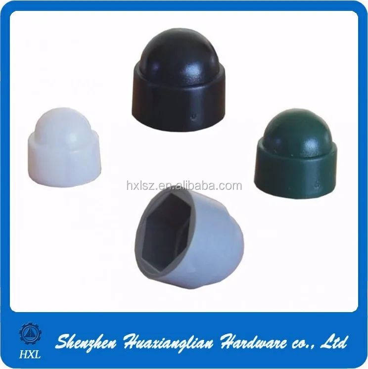 Domed Plastic Bolt Covers Black And Gray Protection Safety Nut Caps (m4 ...