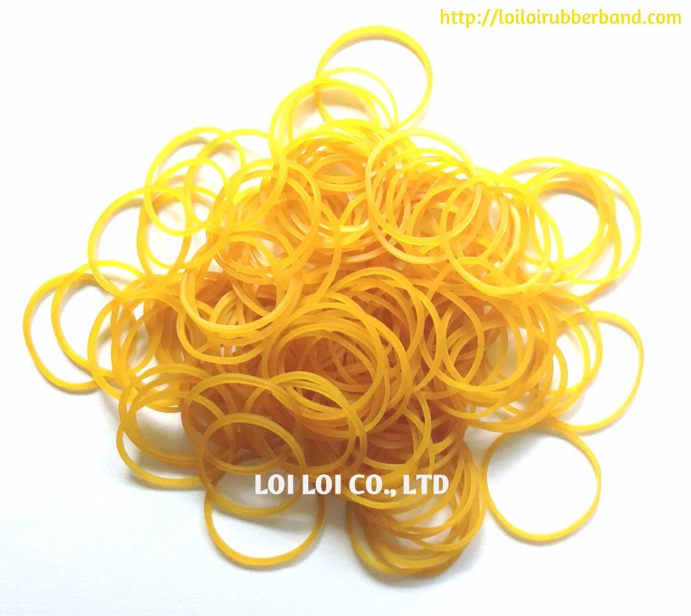 Orange And Multi-colored Natural Rubber Bands For Promotional - 1 Inch ...