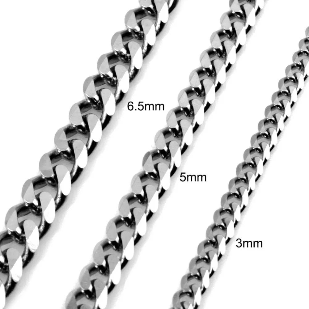 New Design Titanium Chain 3mm Rolo Necklace For Wholesale - Buy ...