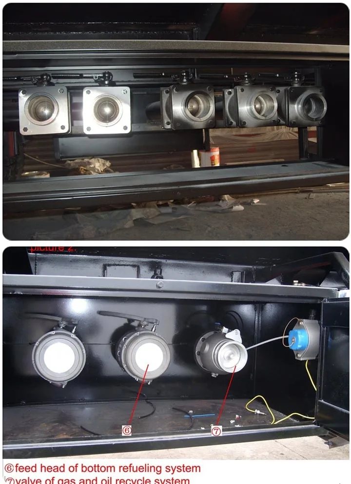 3 Axles Fuel Tanker Trailers - 43000liters Tank Capacity