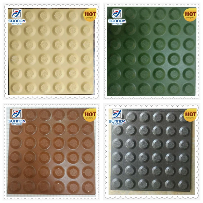 Color Blind Indicator Tactile Paving Tiles For Homegenous Non Slip ...