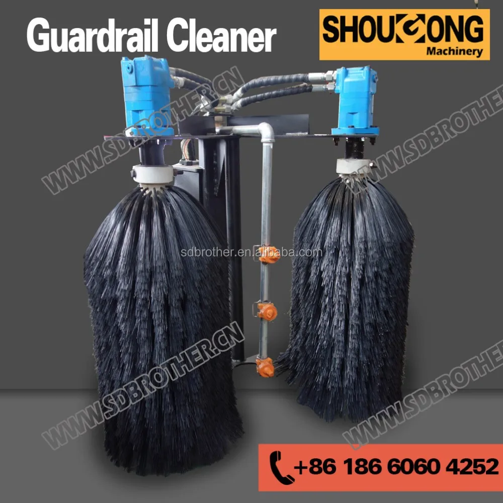 Skid Steer Attachment Guardrail Cleaner - Buy Guardrail Cleaner,Skid ...