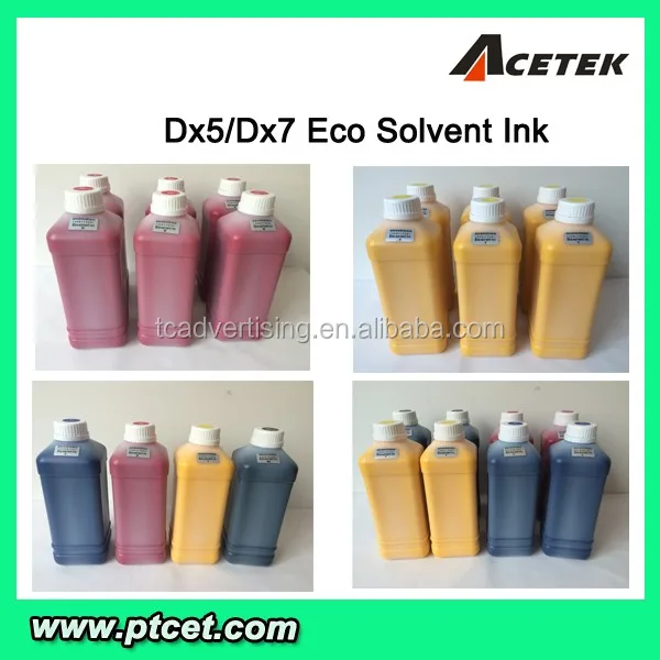 Acetek Eco Solvent Ink for Wit Color Printer - 24 Month Durability