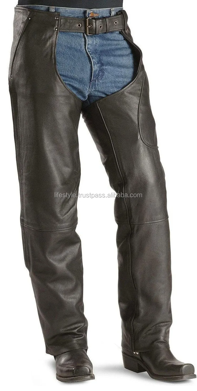 Chaps Horse Riding Chaps Western Chaps Men Western Leather Chaps Brown ...
