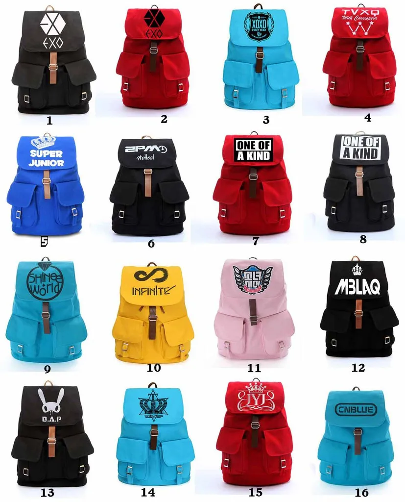 Kpop Backpack - Buy Kpop Stuff Product on Alibaba.com