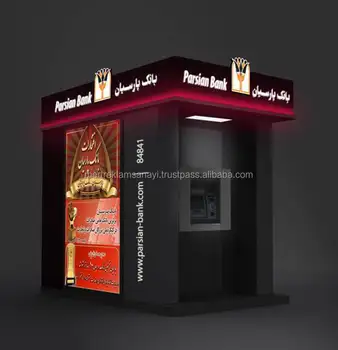 New Design Atm Kiosk Atm Outdoor Indoor Cabin Atm Booth Cashomat ...