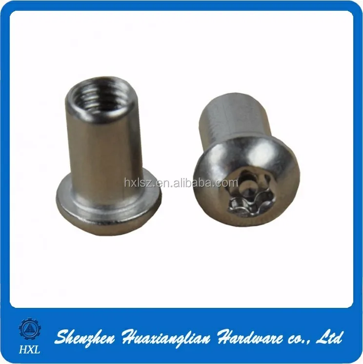 Stainless Steel Pin Torx Socket Round Head Security Barrel Nut - Buy ...