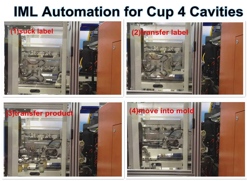 Side Entry Iml Robot Iml Container Iml System - Buy 2 Cavity Side Entry ...