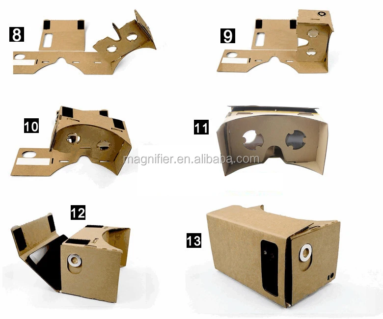 Wholesale 3d Paper Vr Box Custom Logo Google Cardboard - Buy Custom ...