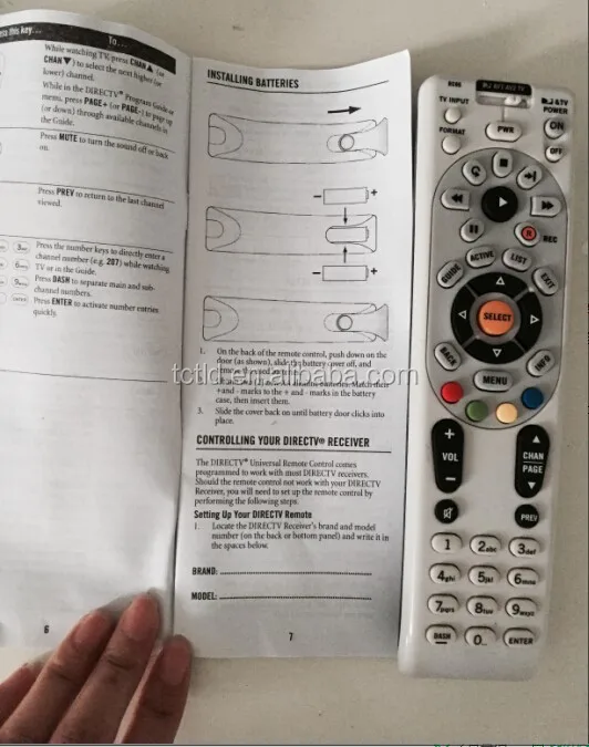 Remote Control For Direct Production Original Quality For Tv Set Top ...