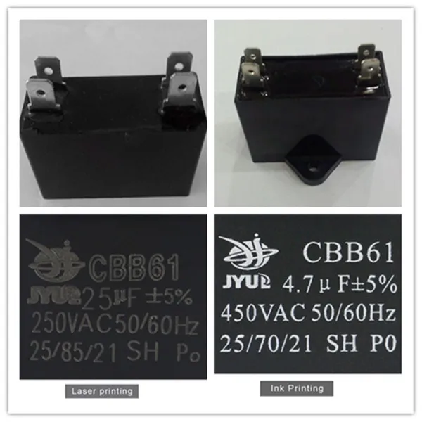 350v Ac 50 60hz Cbb61 팬 커패시터 - Buy Cbb61 300vac 팬 커패시터 커패시터 370 Vac 50 ...