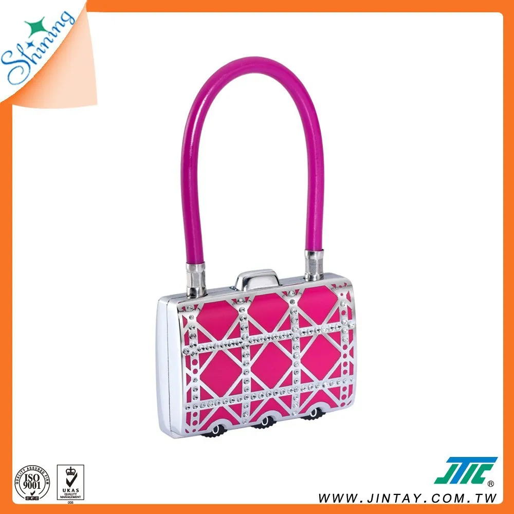 Cable Password Padlock ; Elegant Handbag Accessory - Buy Handbag ...