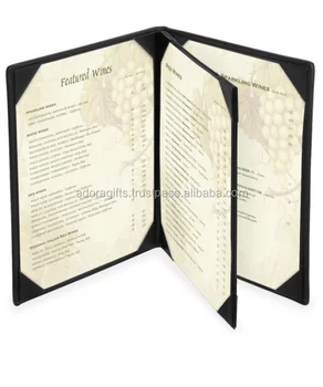 Leather Wine Menu Covers For Bars And Restaurants - Buy Drink Menu ...