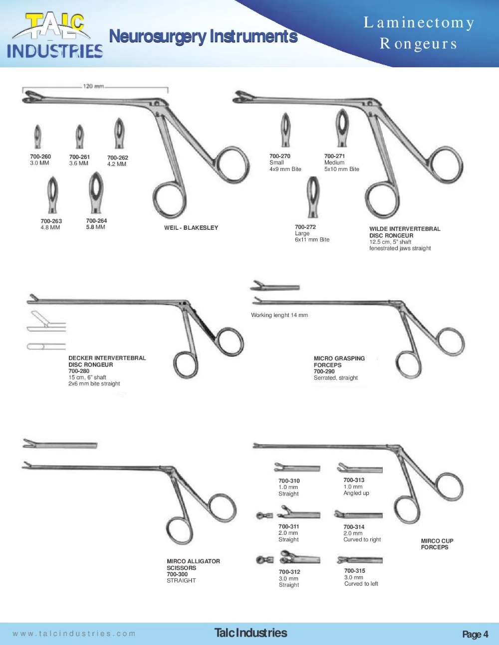 Talc Neurosurgery Instruments - Buy Life Care Instruments,Medicare ...