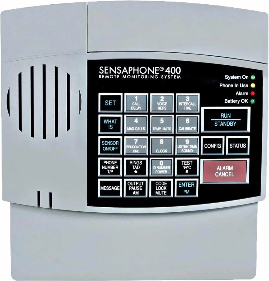 Sensaphone 400 Monitoring Systems: Alarms and Alerts with Basic Phone ...