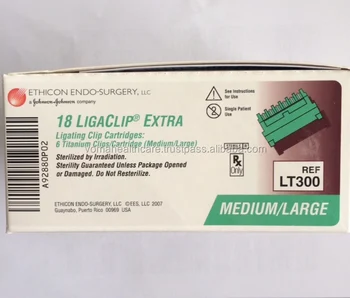 Lt300 18 Liga Clips Medium/large - Buy Ethicon,Lt300,Ligaclip Product ...