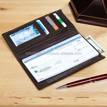 Stylish Cheque Book & Passbook Wallet/leather Cheque Book Wallet ...