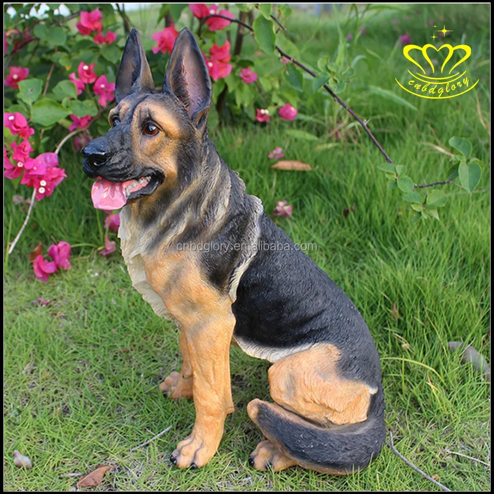 Fiberglass Resin New Product Sculpture Lovely Life Size Dog Statue For ...