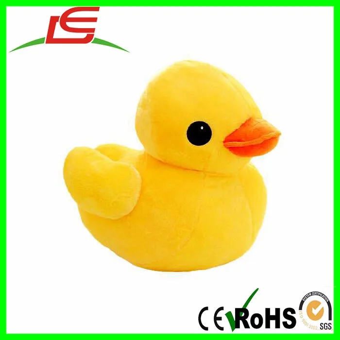 Cute Plush Toy Yellow Duck Stuffed Animal With 20cm 30cm 40cm - Buy ...