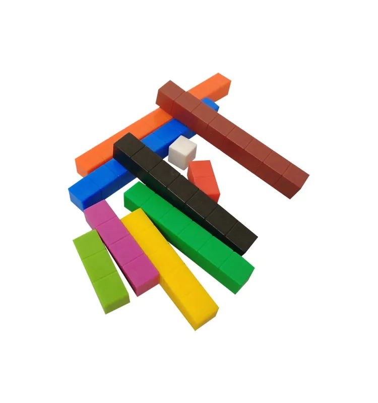 1-10cm Fraction Flat Bar 55g Learning Bars Math Bricks Kids Toy - Buy ...