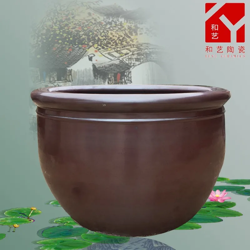 Large Size White And Blue Ceramics Fish Vat - Buy Large Size Fish Vat ...