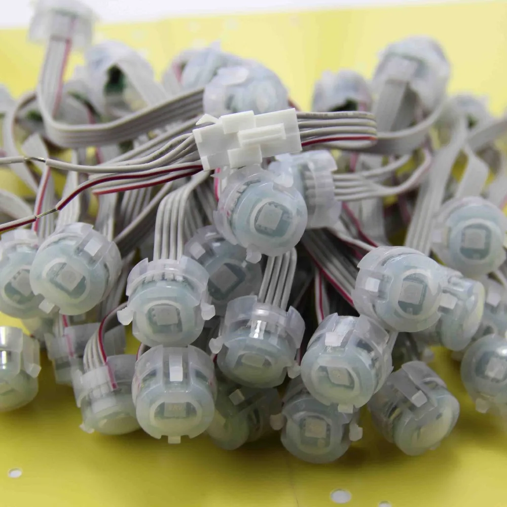 Led 20mm Addressable Programmable Full Color Waterproof 20mm Led Pixel ...