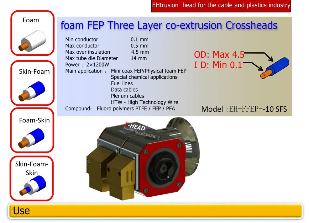 Foam Pet Three Layer Co-extrusion Crossheads Extrusion Crosshead For ...