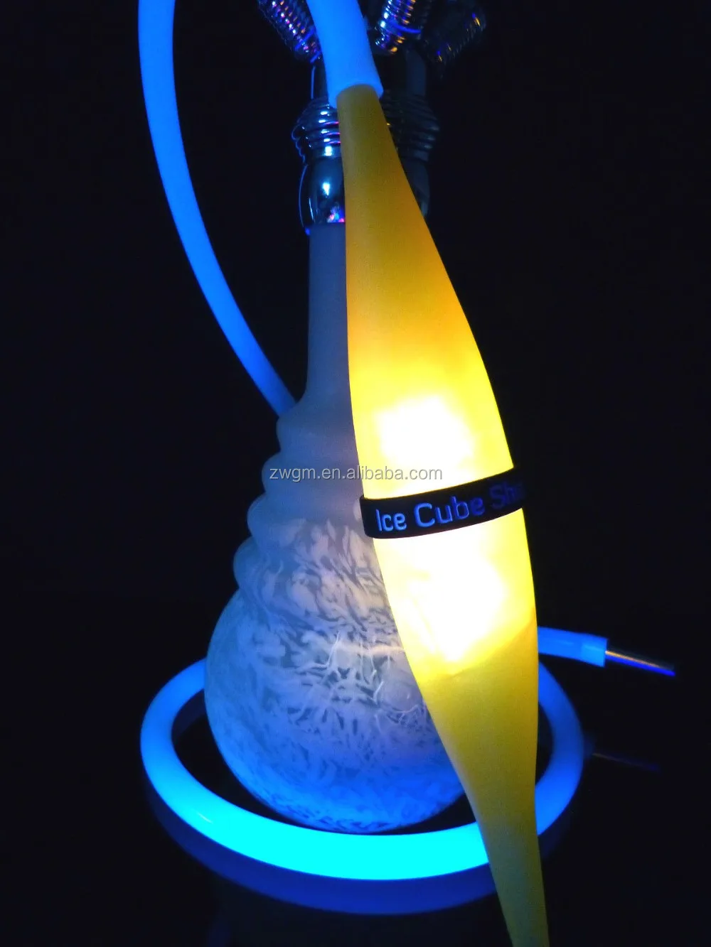 Ice Cube Shisha *led* Smoke Blizzard 3.2 Schlauch Set Kaya Ice Bazooka ...