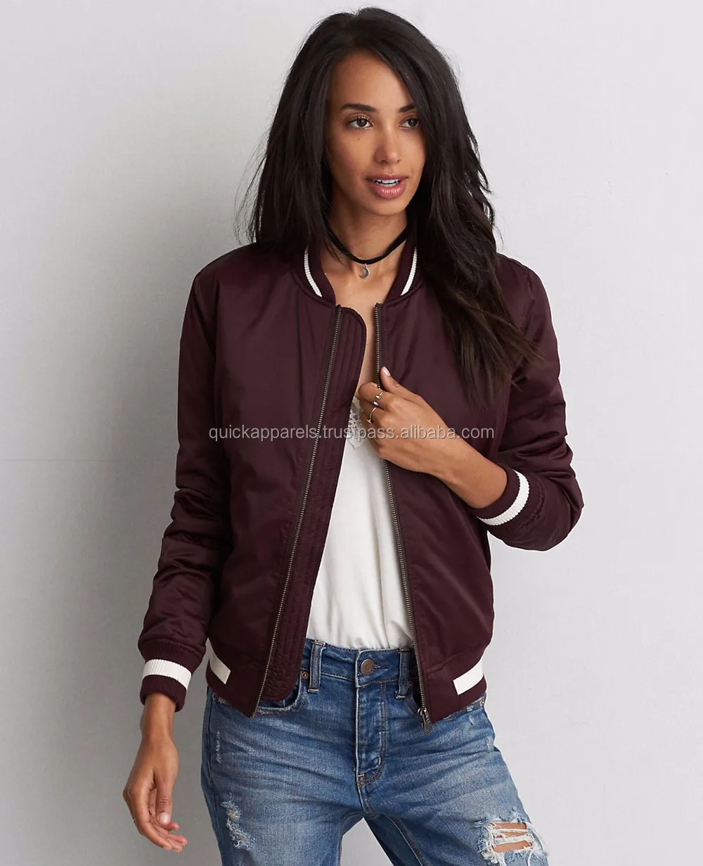 Satin Varsity Jacket,Nylon Varsity Jackets,Polyester Satin Varsity ...