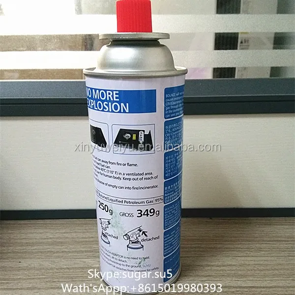 Factory Manufacture Portable Cassette Gas Cylinders Empty Butane Gas ...