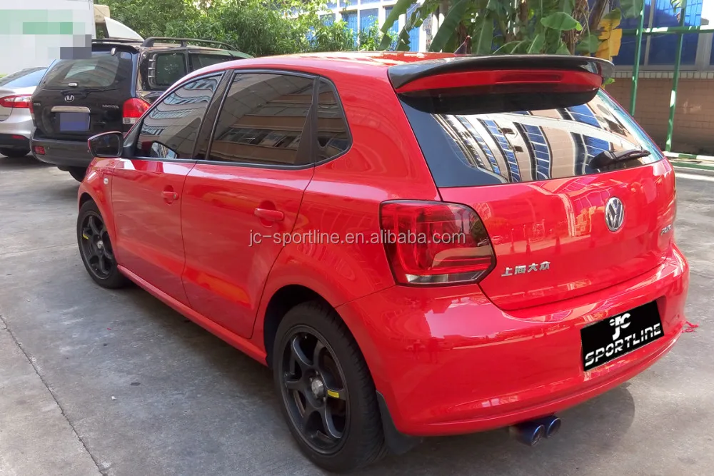 Carbon Fiber Roof Race Spoiler Wing For Vw Polo 6 - Buy Spoiler For Vw ...