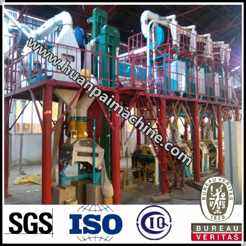 Wheat Flour Milling Machine 50-80 Ton Per Day Wheat Flour Mill Machine ...