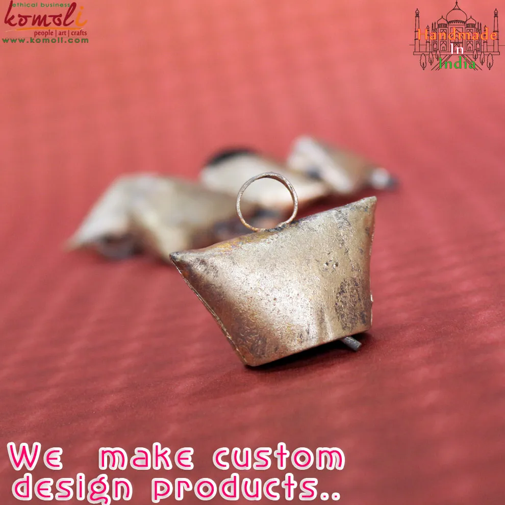Tiny Cowbells - Custom Metal Bells for Folk Art Crafts